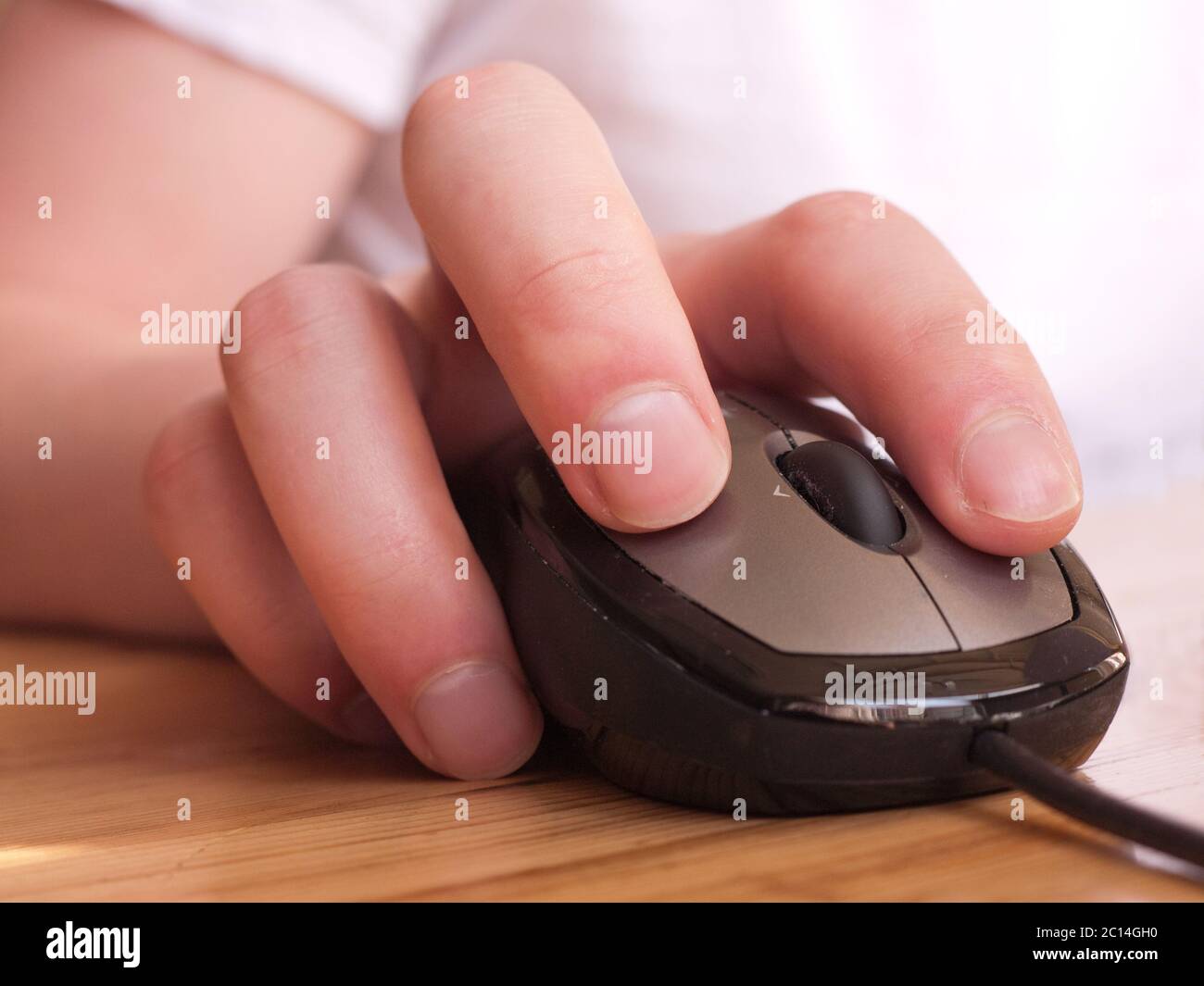 Hand on trackball hi-res stock photography and images - Alamy