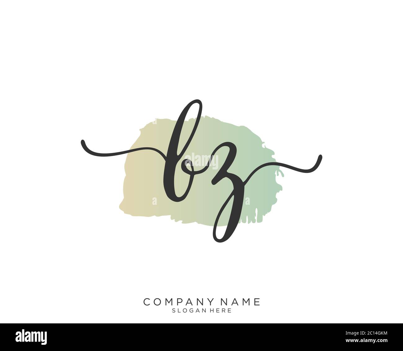 Bz initials logo hi-res stock photography and images - Alamy