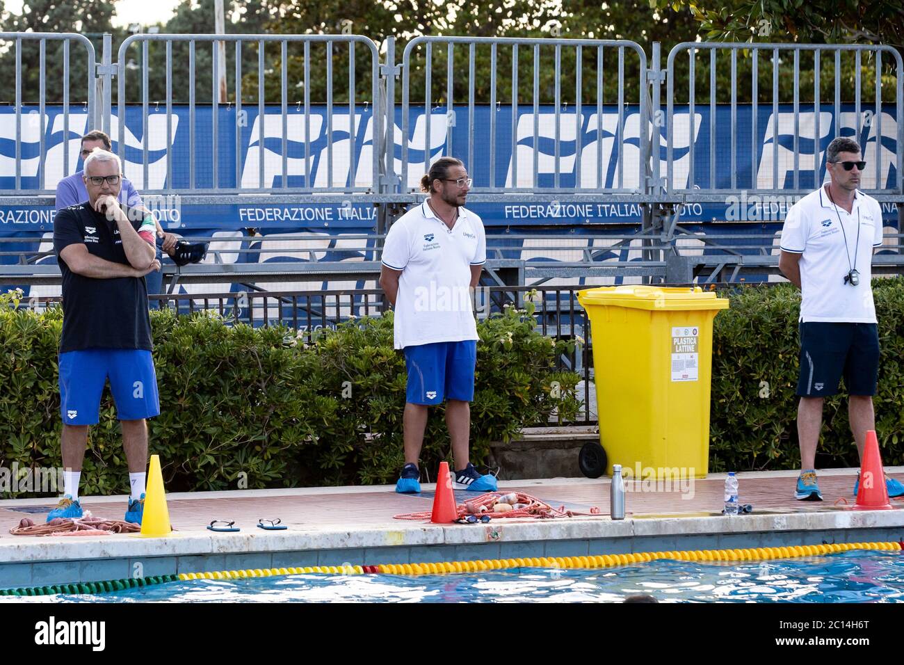 staff italy team during Collegiate Training Settebello Italian ...