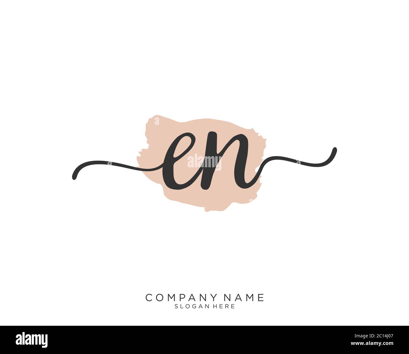 En initial logo hi-res stock photography and images - Alamy