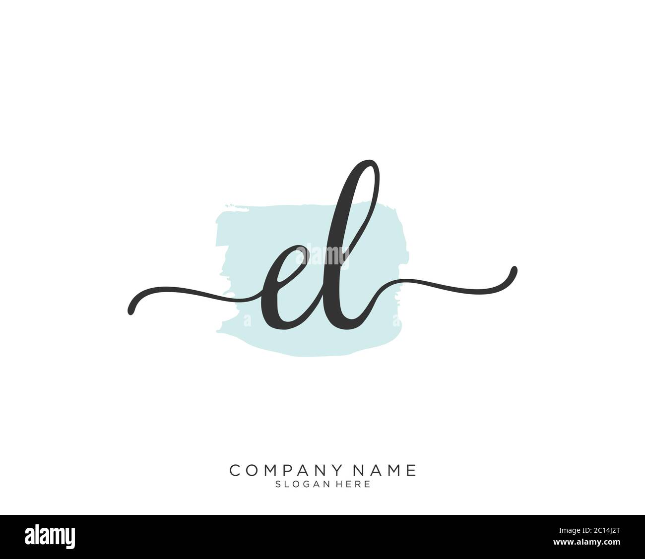 Letter el logo Cut Out Stock Images & Pictures - Alamy