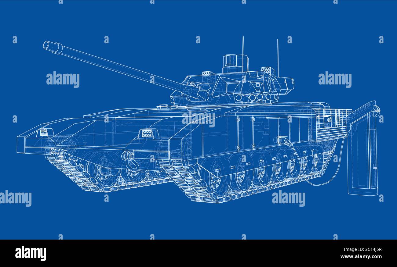 Electric Tank Charging Station Sketch. Vector Stock Vector Image & Art ...