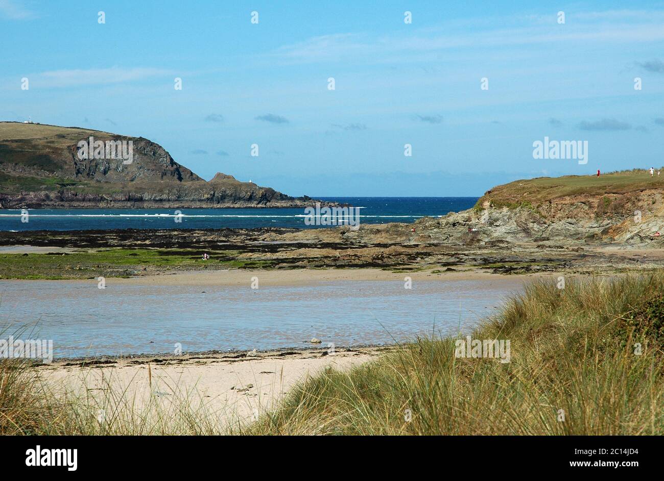 Daymer Bay, Camel Estuary, Trebetherick. North Cornwall, England ...