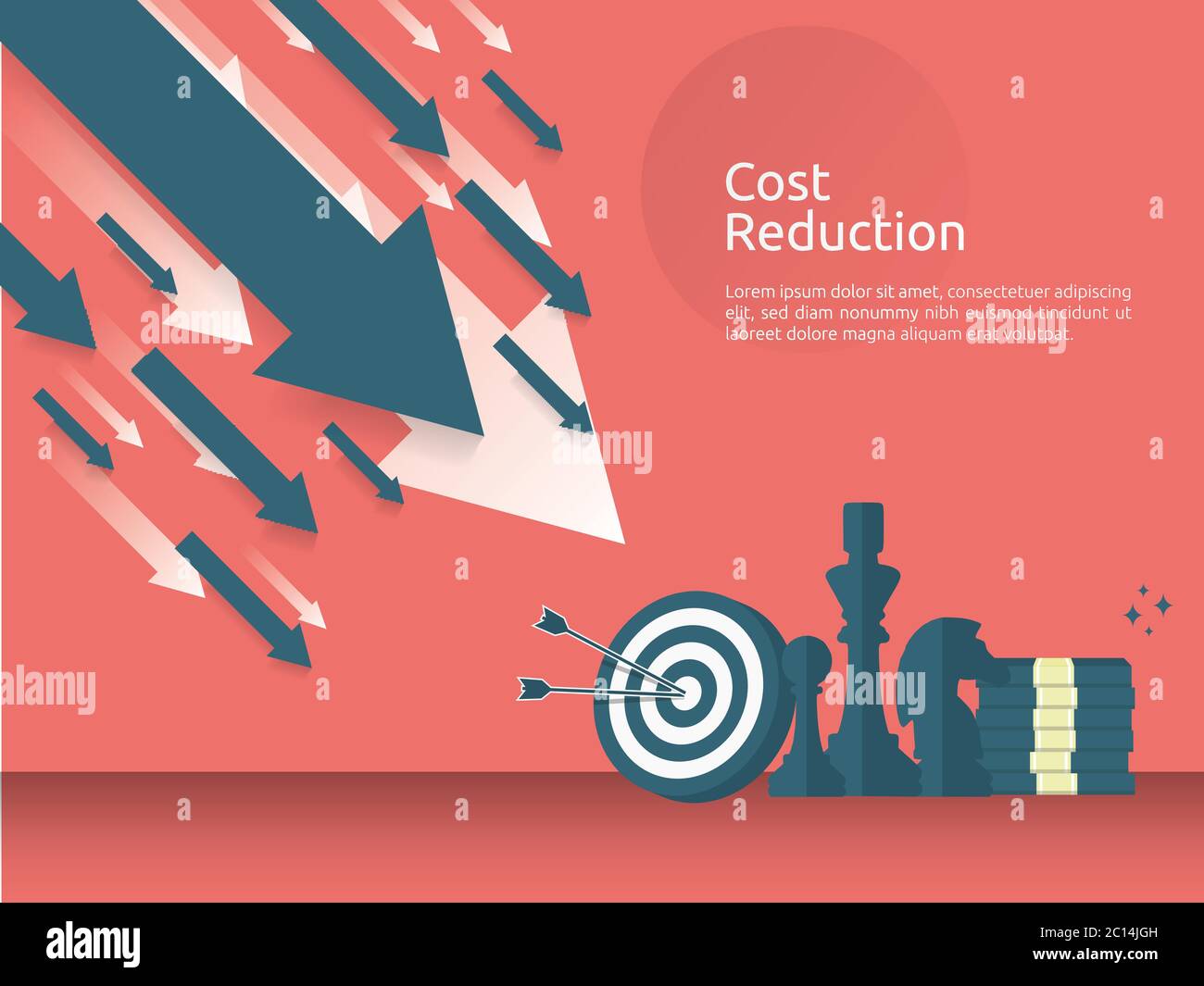 business finance crisis concept. money fall down symbol. arrow decrease economy stretching ...