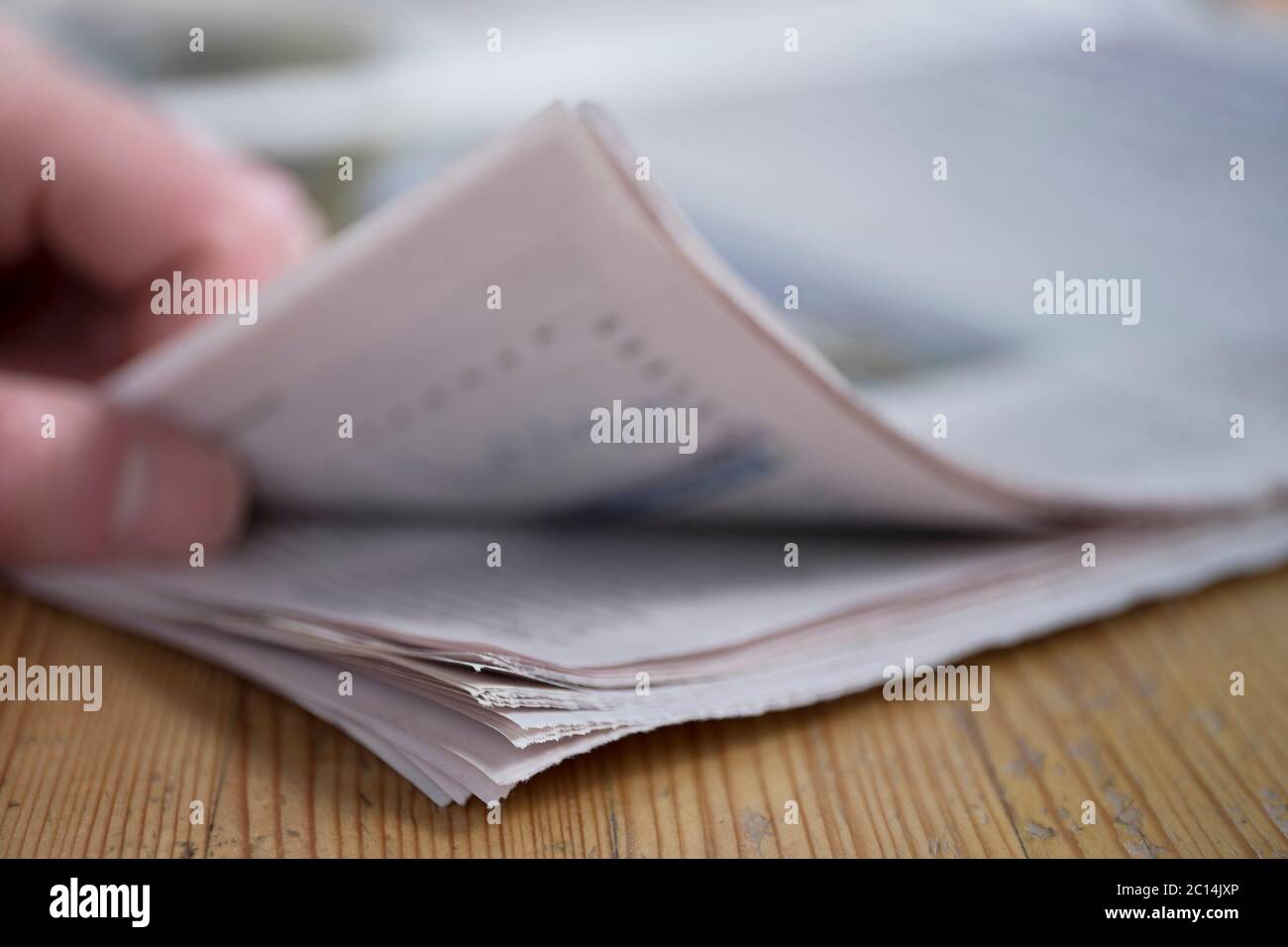 Magazine Page Turning High Resolution Stock Photography and Images - Alamy