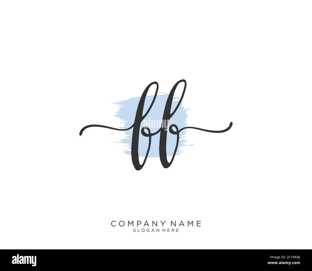 Ff monogram vector vectors hi-res stock photography and images - Alamy