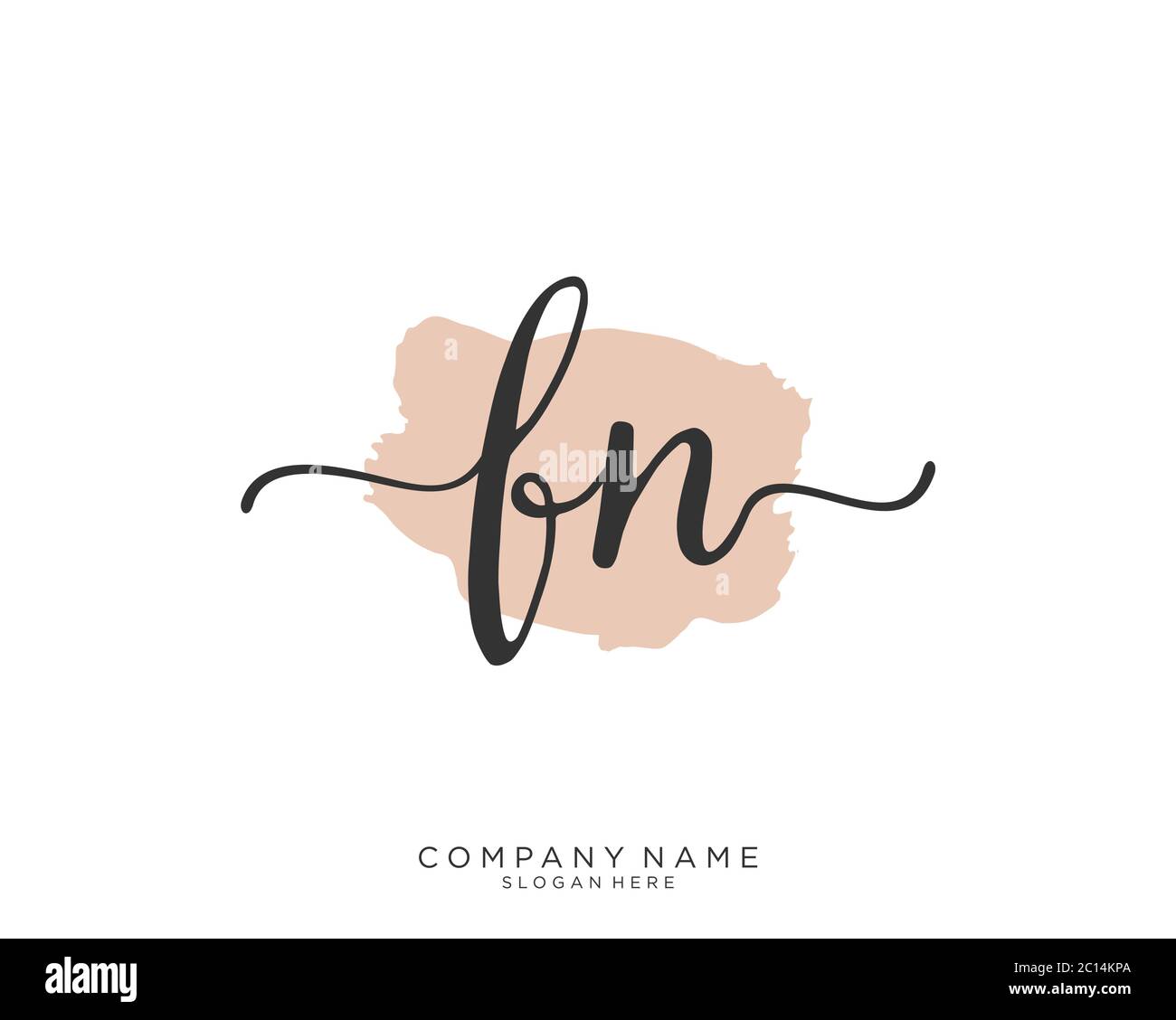 Letter fn logo Stock Vector Images - Alamy