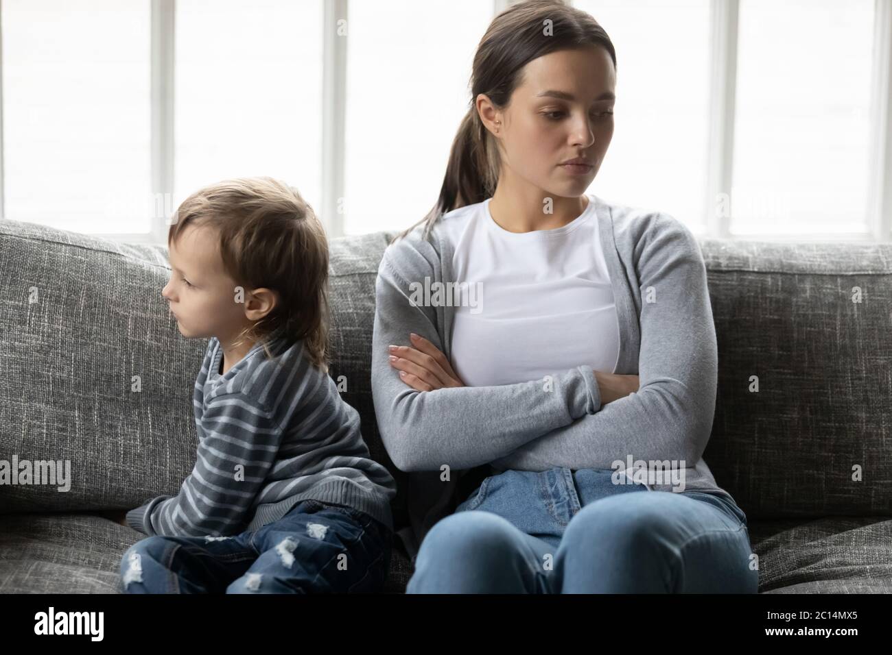 Parent ignore pouting hi-res stock photography and images - Alamy