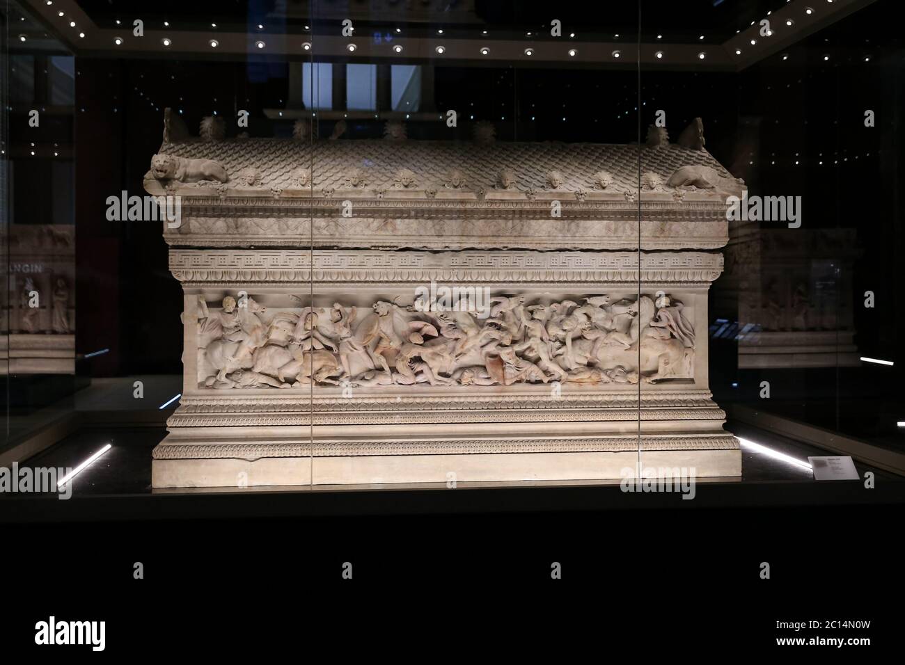 Alexander Sarcophagus in Istanbul Archaeological Museums, Istanbul City ...