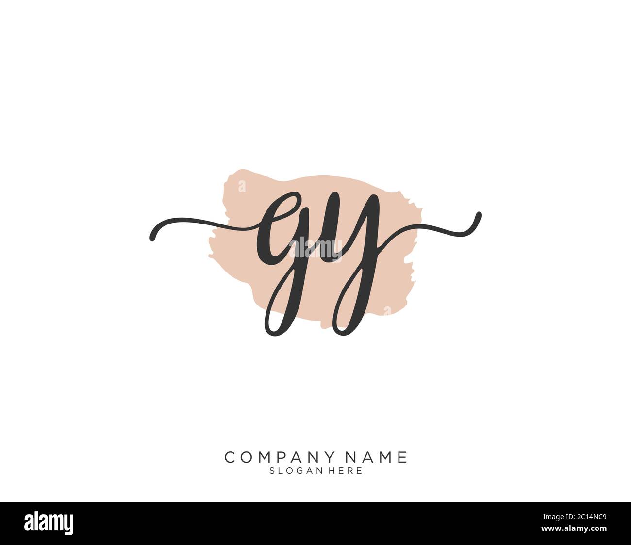Gy initials logo Stock Vector Images - Alamy
