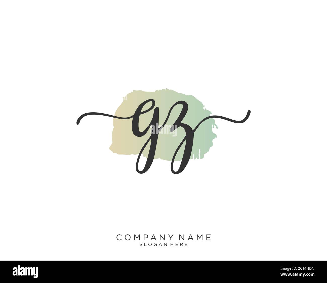 Gz initials logo hi-res stock photography and images - Alamy