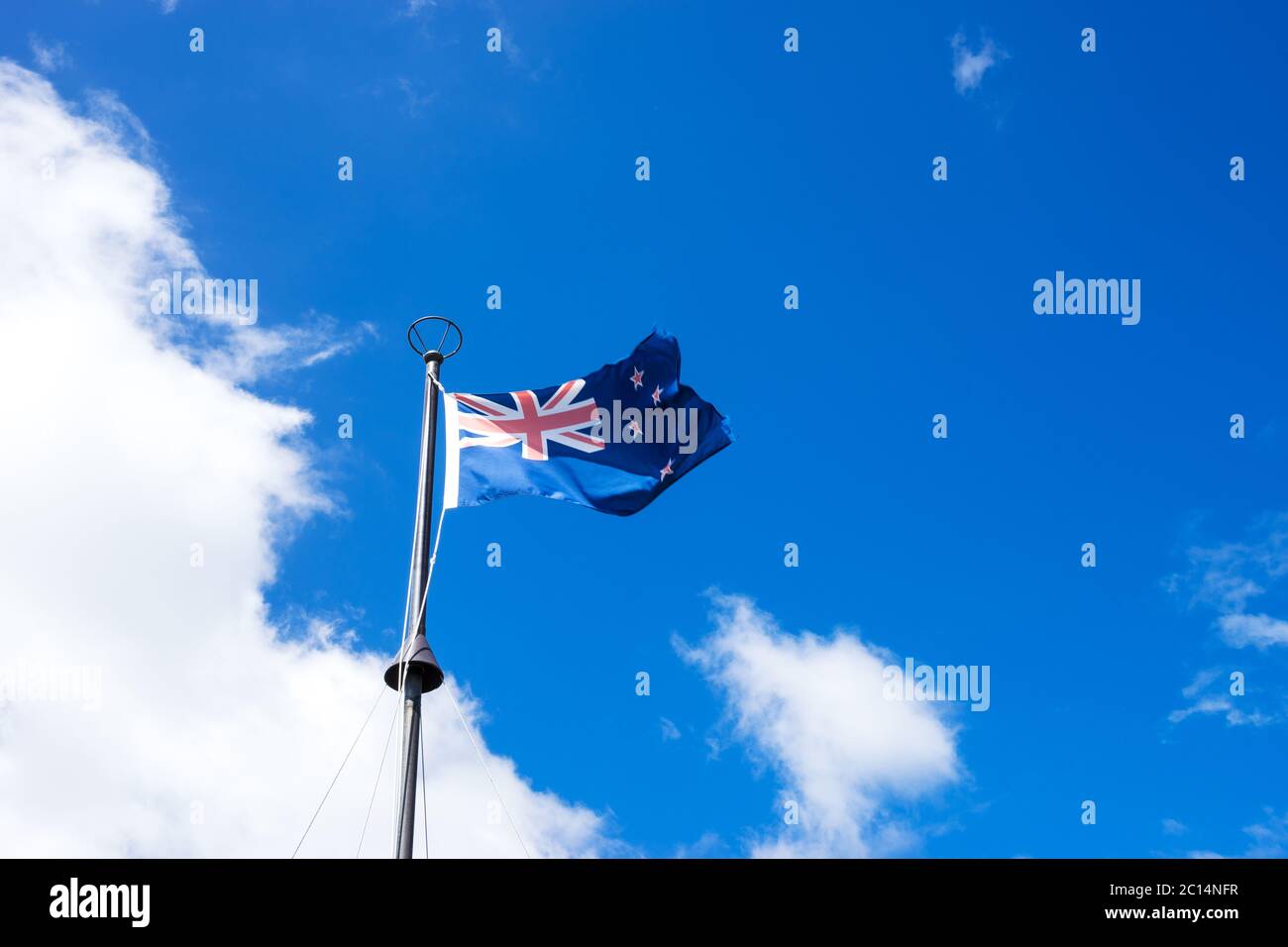 nation flag flies in wind Stock Photo - Alamy
