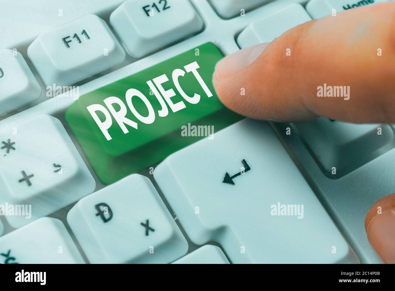 Text sign showing Project. Business photo text collaborative enterprise ...