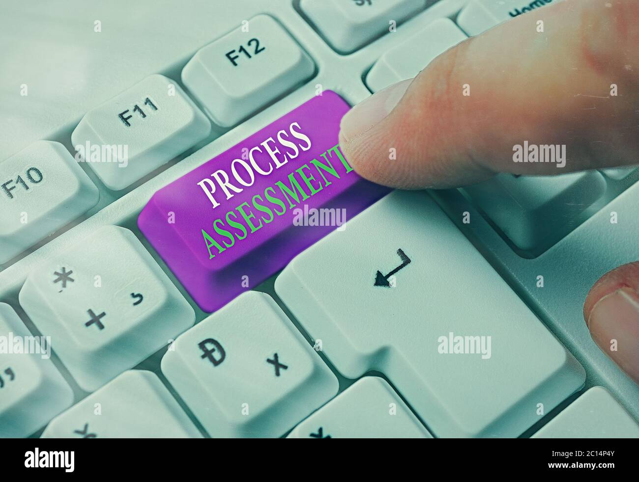 Text sign showing Process Assessment. Business photo text disciplined ...