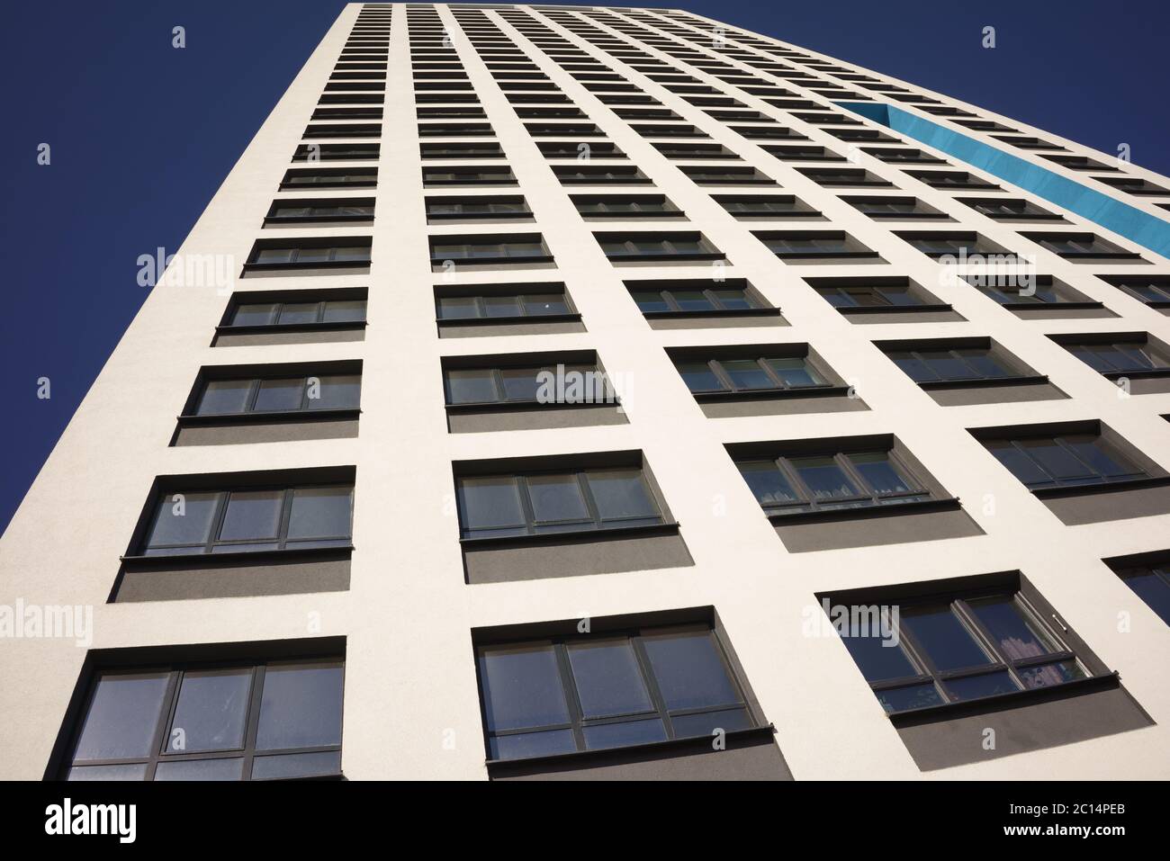 Apartment Complex with Windows Stock Photo - Alamy
