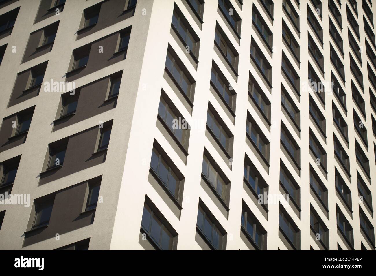 Apartment Complex with Windows Stock Photo - Alamy