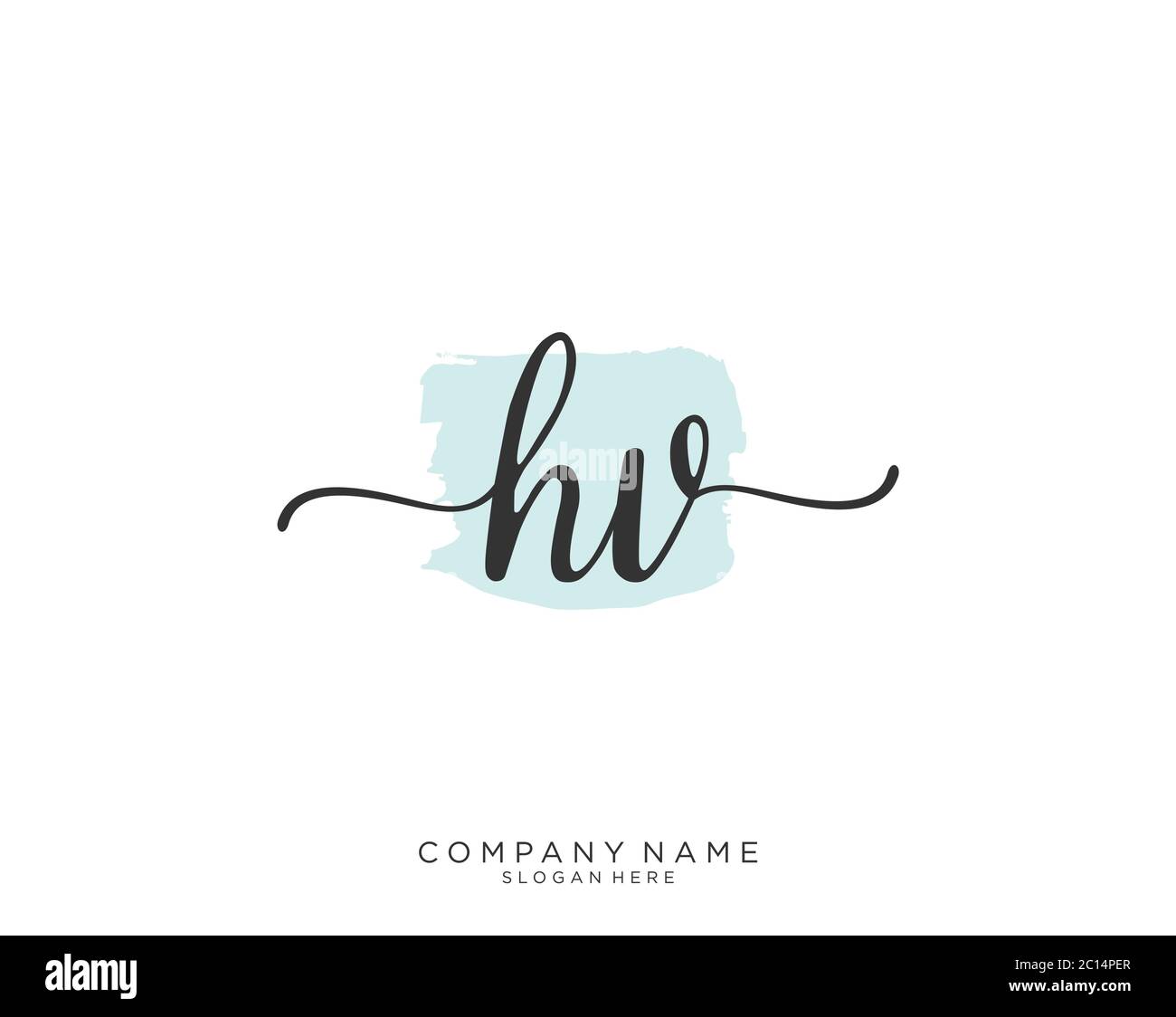 Letter hv logo Stock Vector Images - Alamy