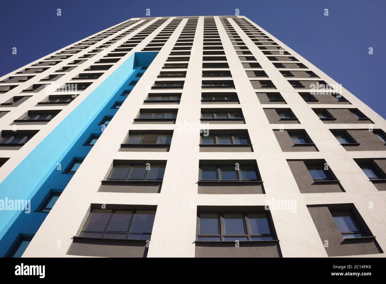 Apartment Complex with Windows Stock Photo - Alamy