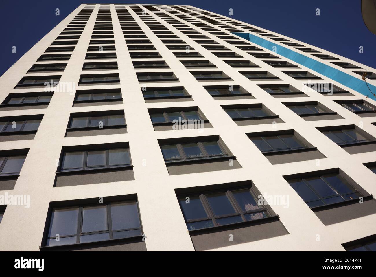 Apartment Complex with Windows Stock Photo - Alamy