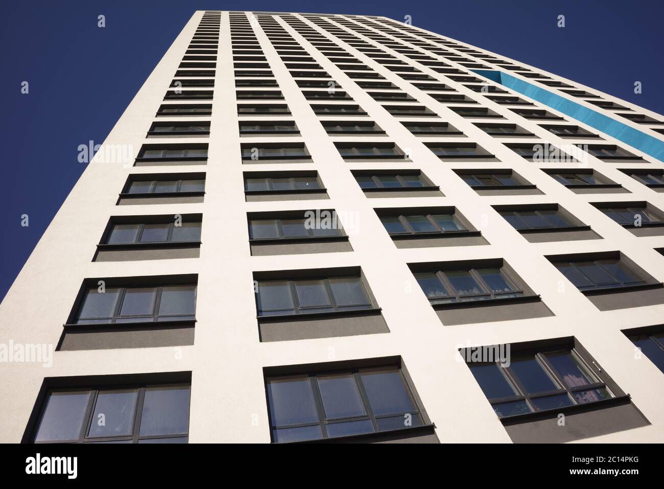 Apartment Complex with Windows Stock Photo - Alamy