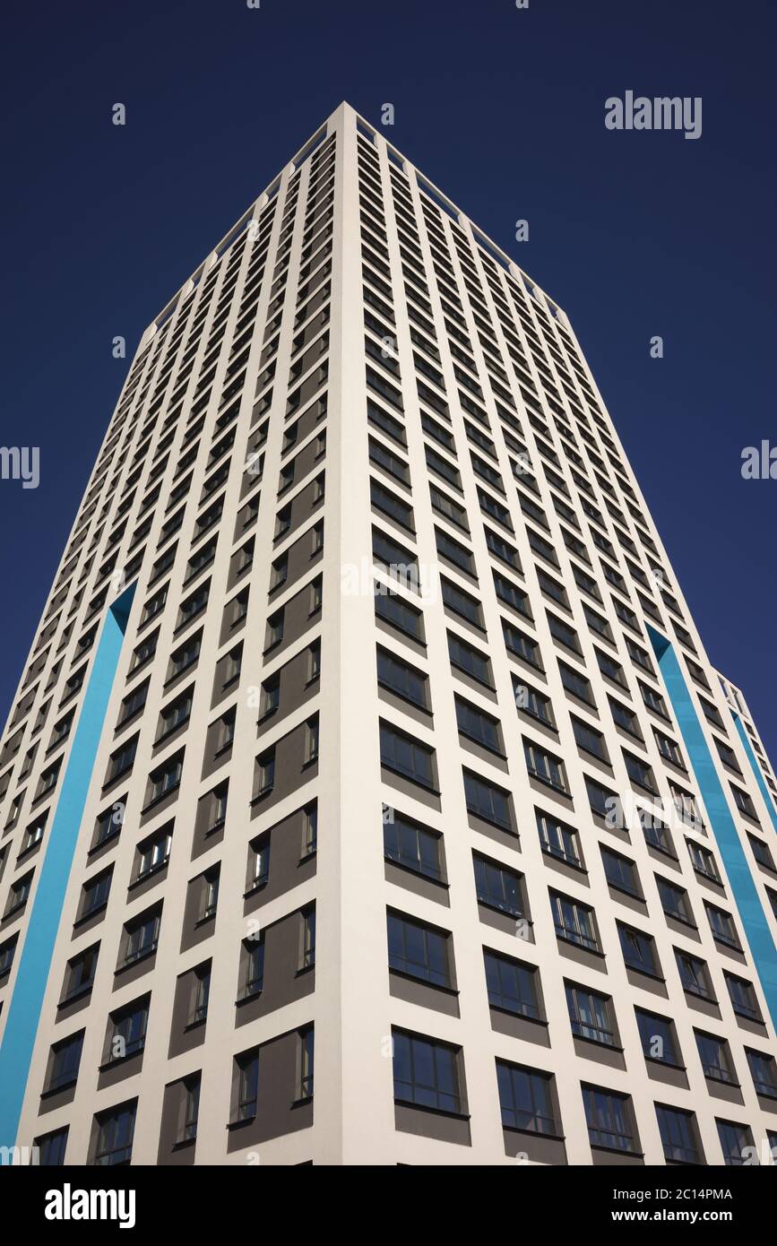 Apartment Complex with Windows Stock Photo - Alamy