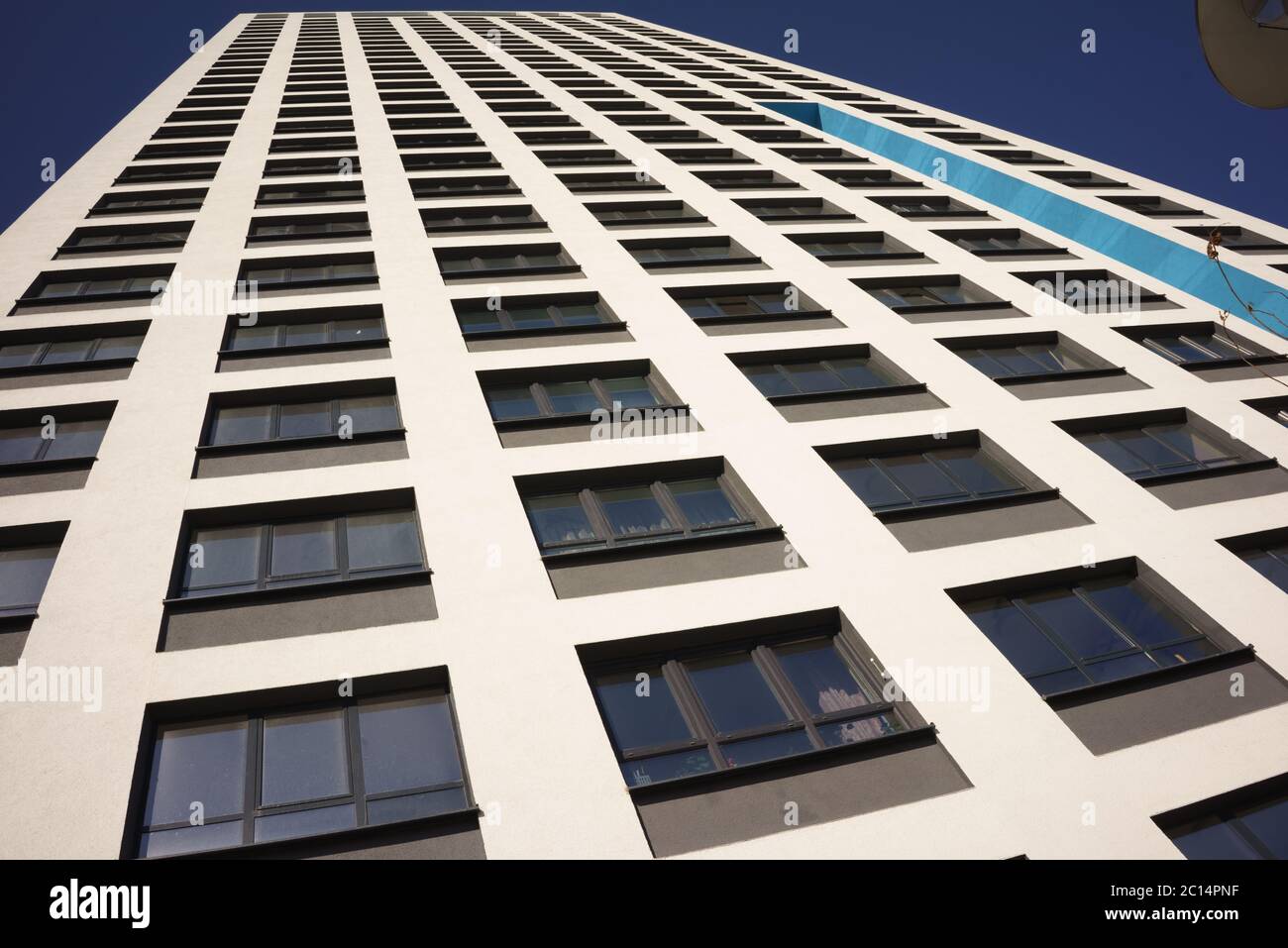Apartment Complex with Windows Stock Photo - Alamy