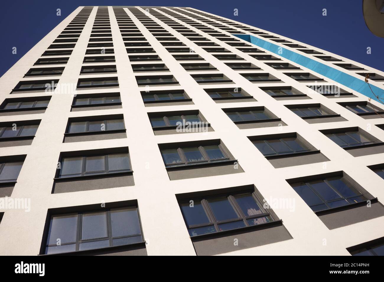 Apartment Complex with Windows Stock Photo - Alamy