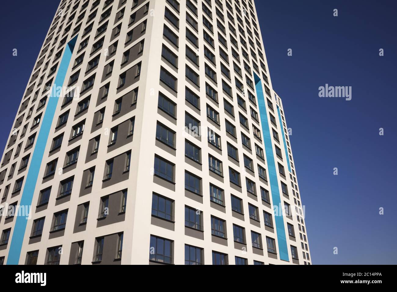 Apartment Complex with Windows Stock Photo - Alamy