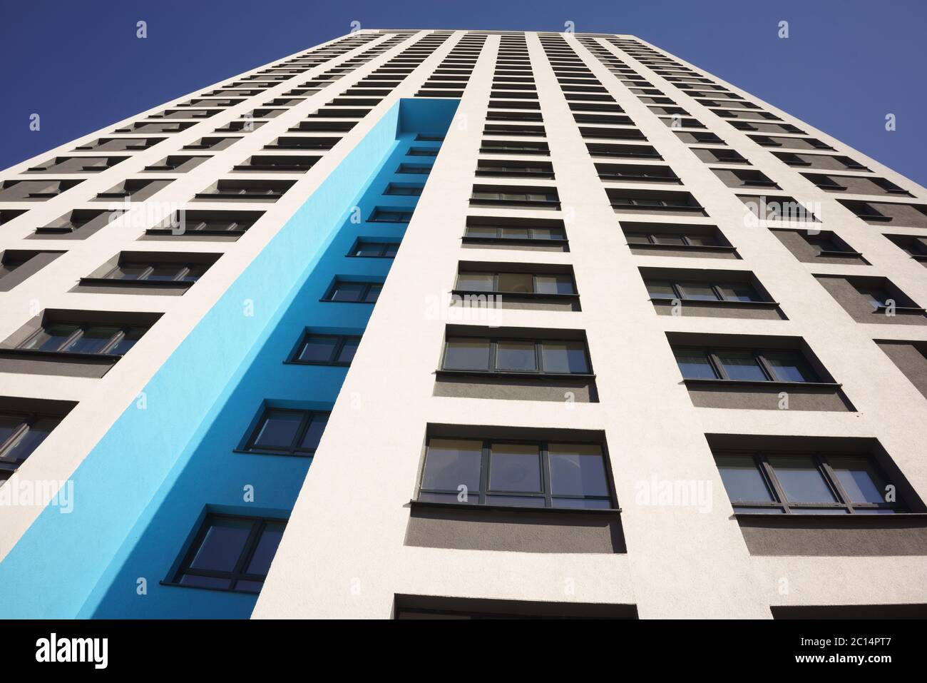 Apartment Complex with Windows Stock Photo - Alamy