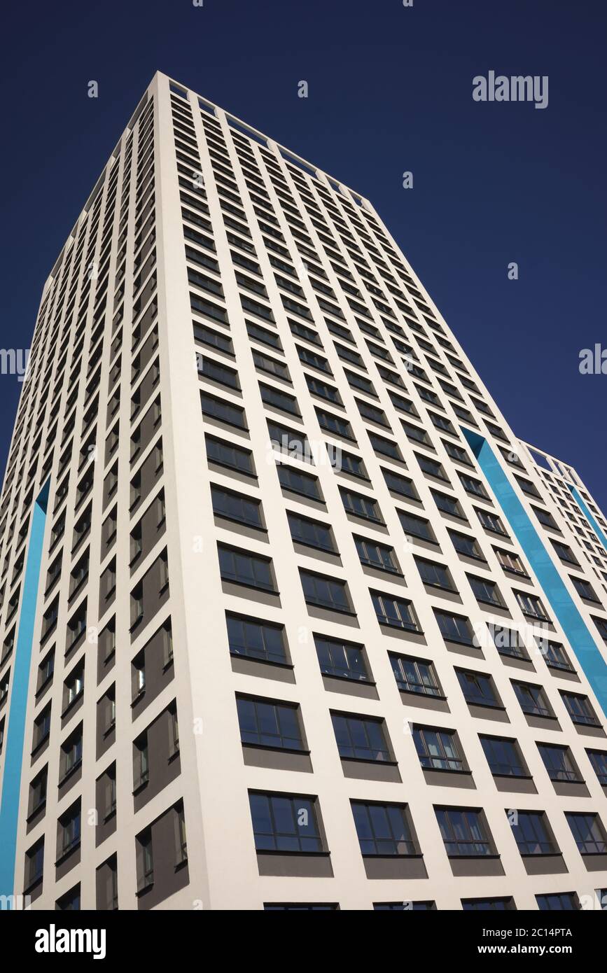 Apartment Complex with Windows Stock Photo - Alamy