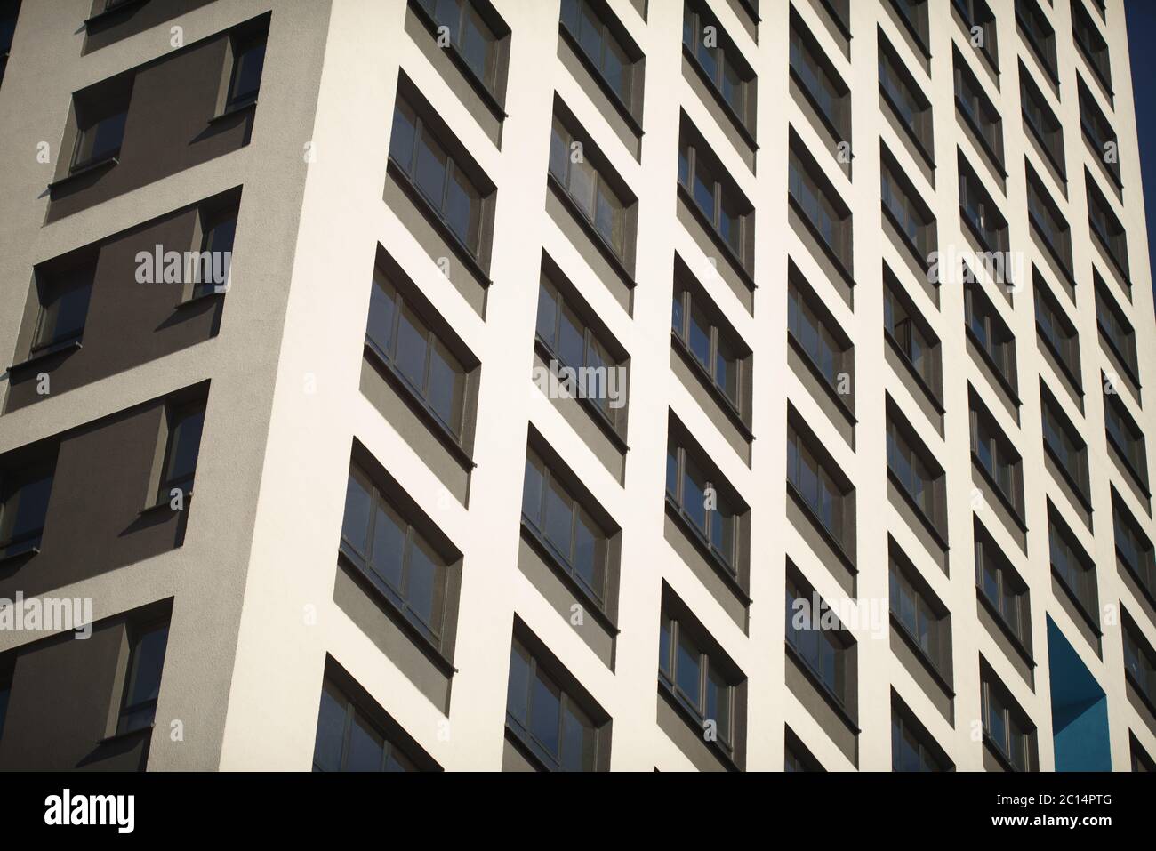 Apartment Complex with Windows Stock Photo - Alamy