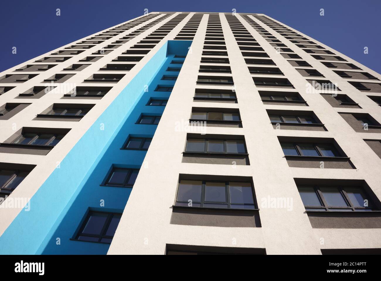 Apartment Complex with Windows Stock Photo - Alamy