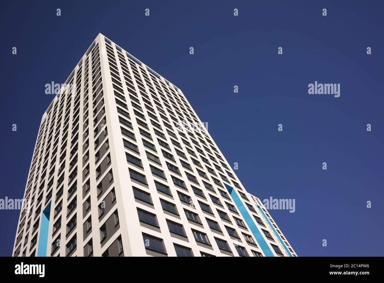 Apartment Complex with Windows Stock Photo - Alamy