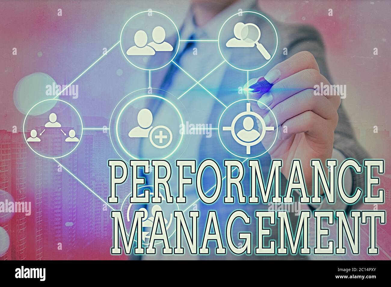 Writing note showing Performance Management. Business concept for ...