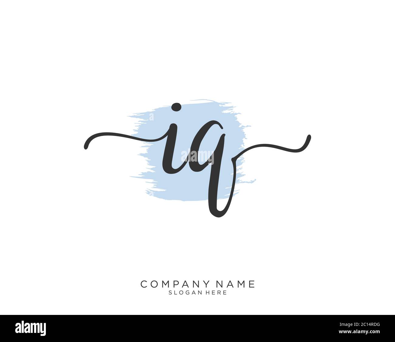 Letter iq logo hi-res stock photography and images - Alamy