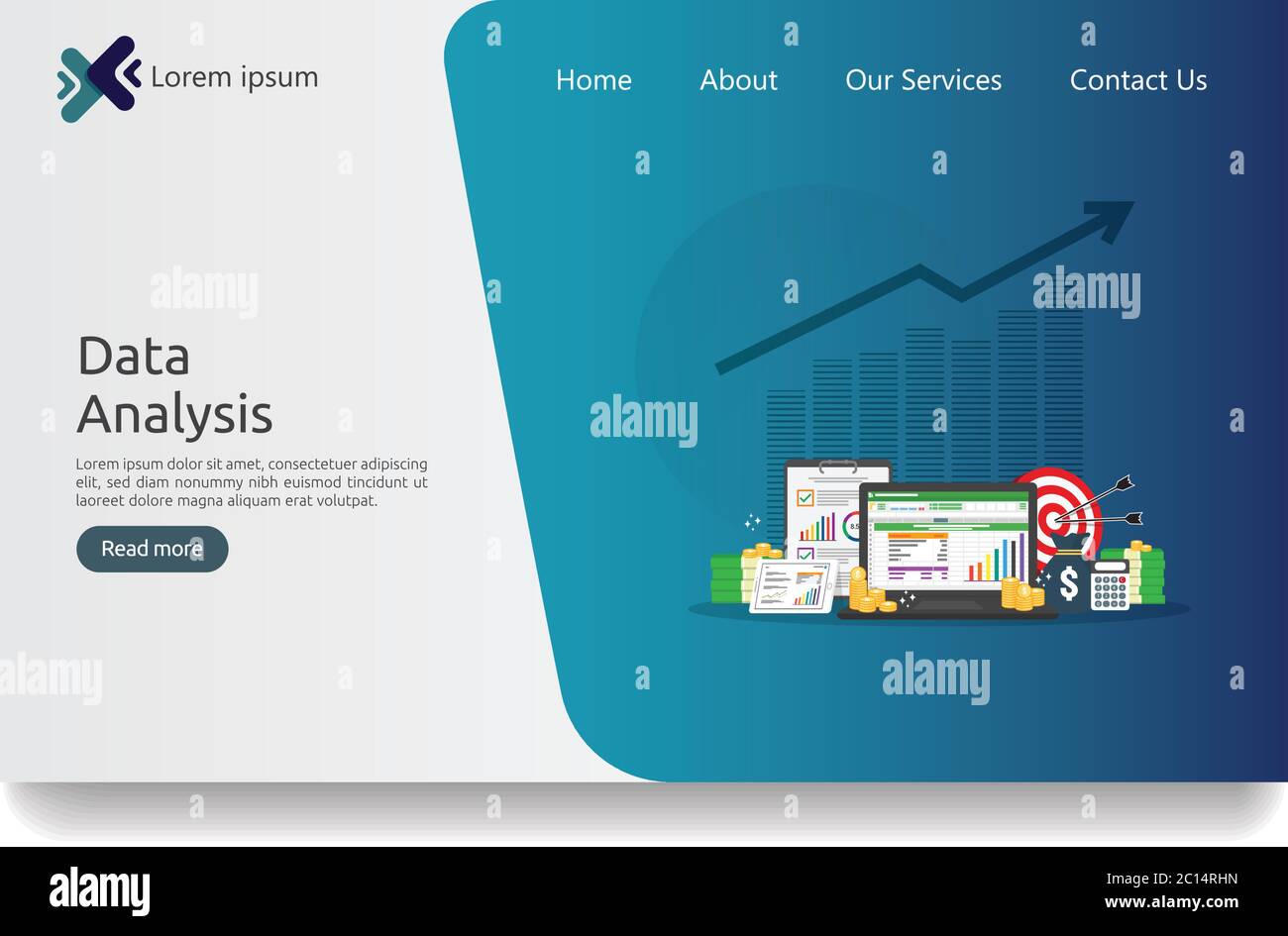 Computer spreadsheet calculator Stock Vector Images - Alamy