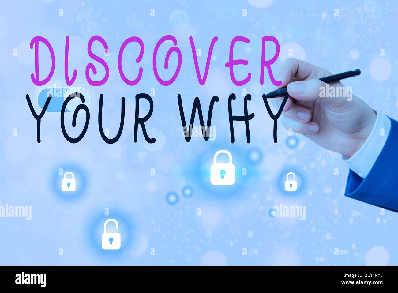 Text sign showing Discover Your Why. Business photo text knowing the ...