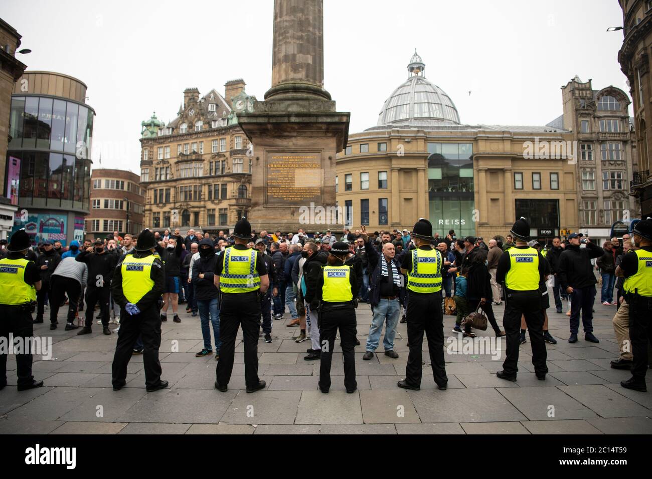 Newcastle Upon Tyne / UK - June 14th 2020: Black Lives Matter protests ...
