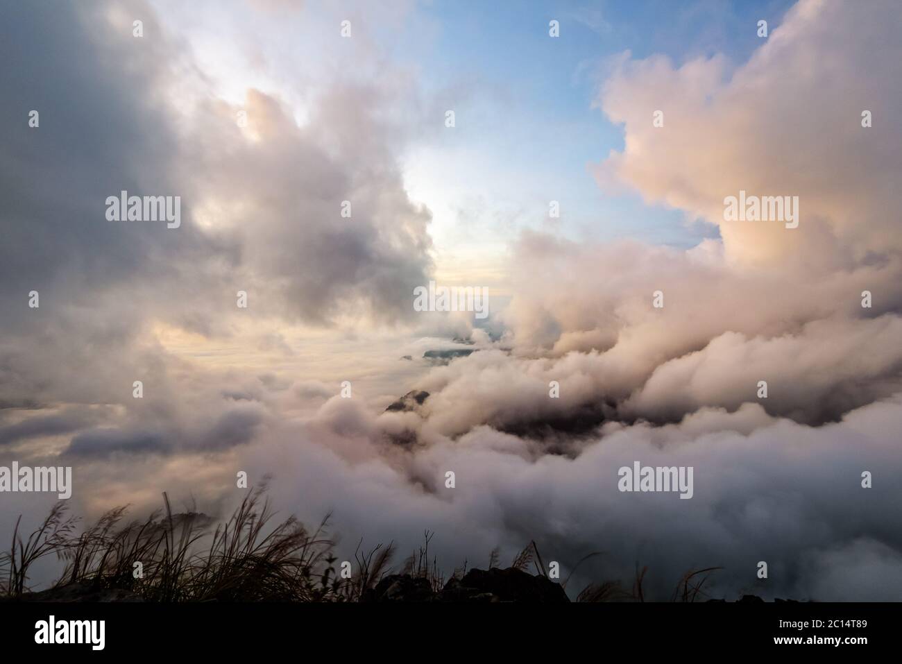 Sky scape in sunrise on mountain Stock Photo - Alamy