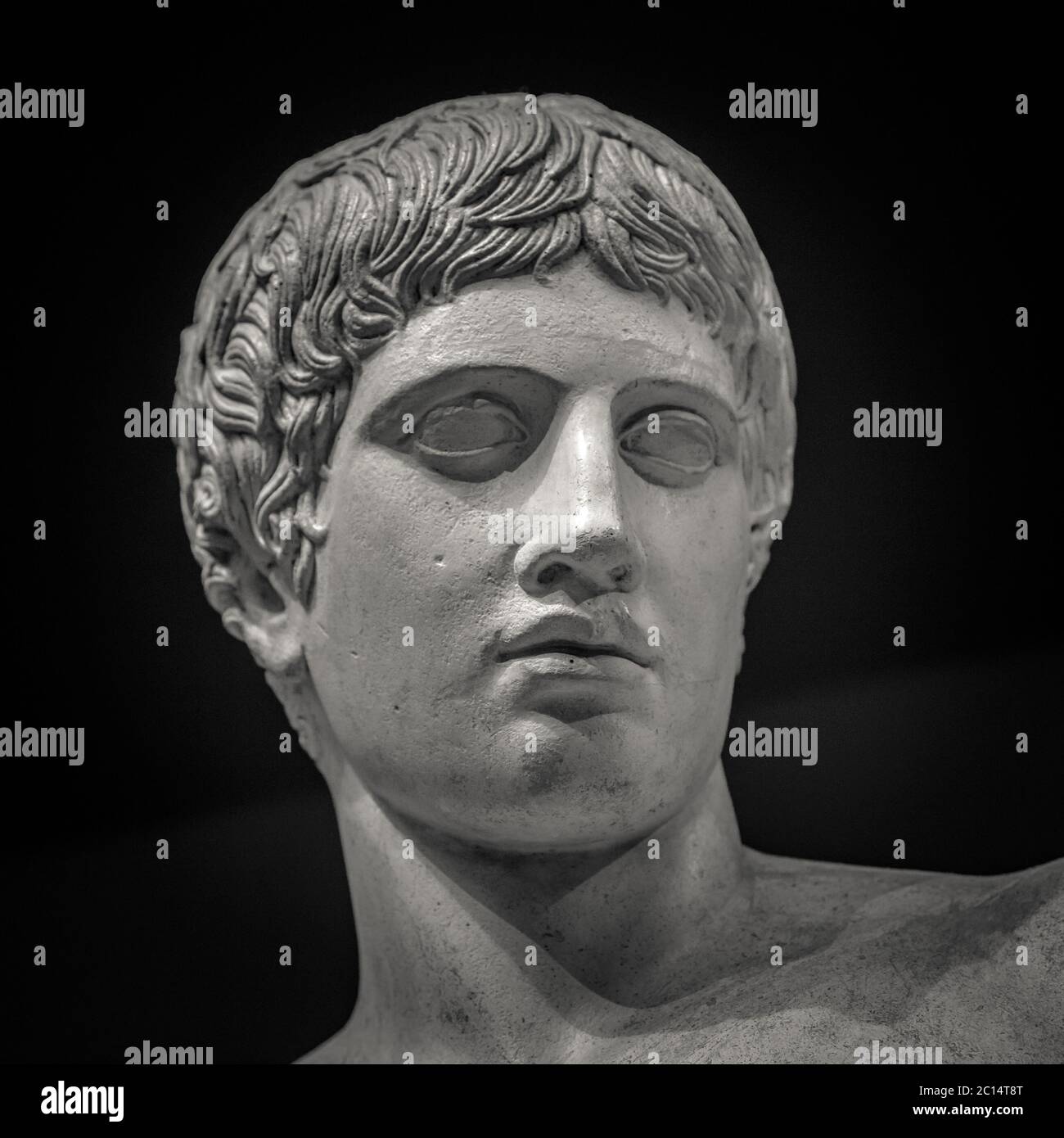 The ancient marble portrait bust Stock Photo - Alamy