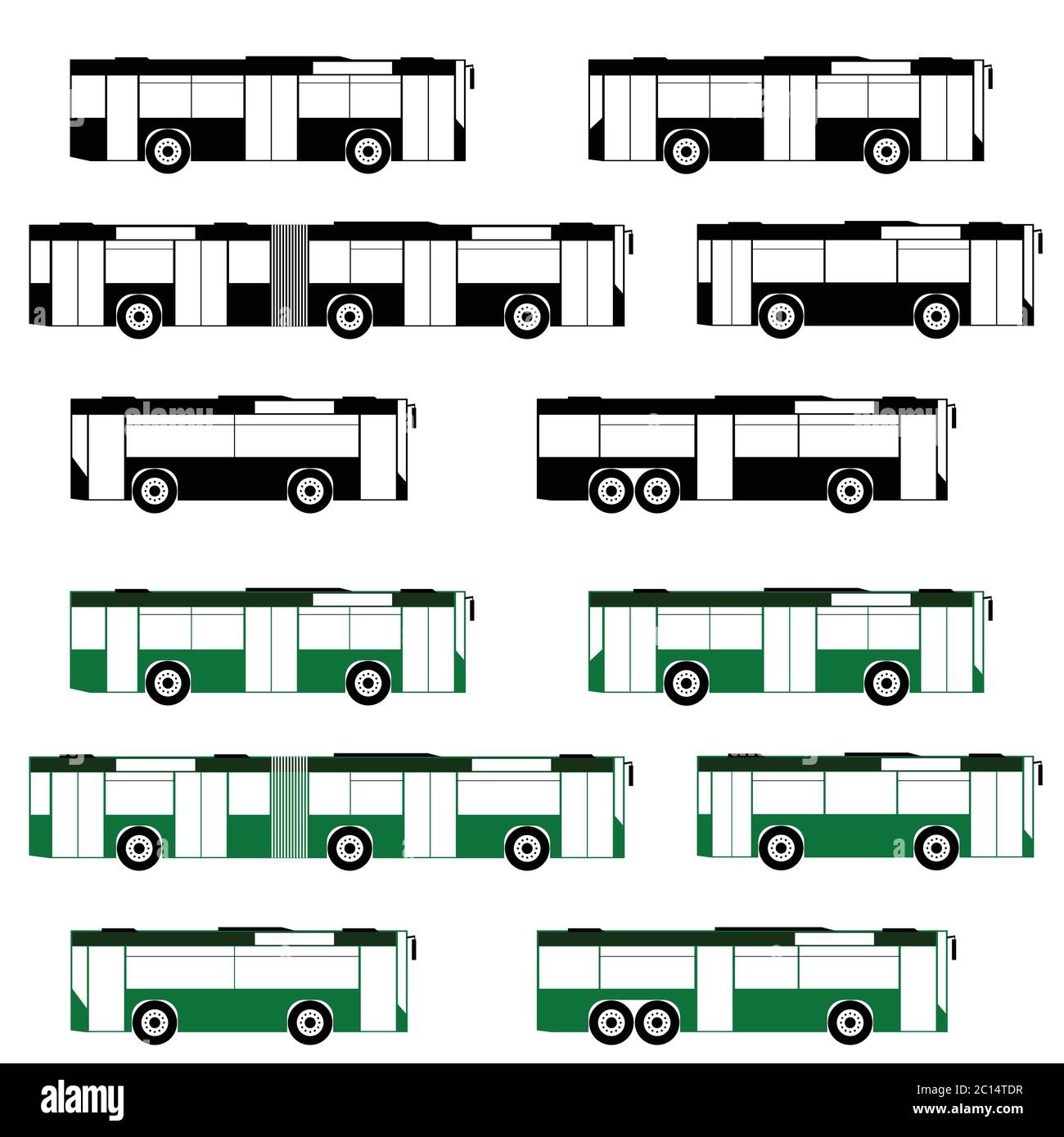 Passenger car green color Cut Out Stock Images & Pictures - Alamy