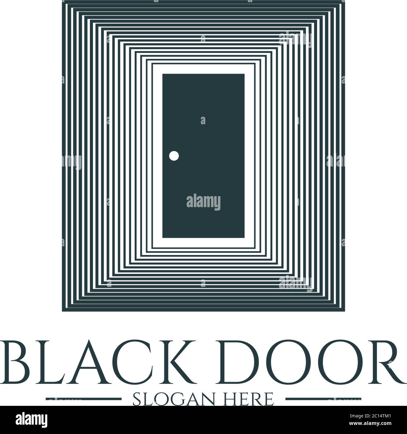 door gate logo for home entrance. minimal wood black house doorway or ...