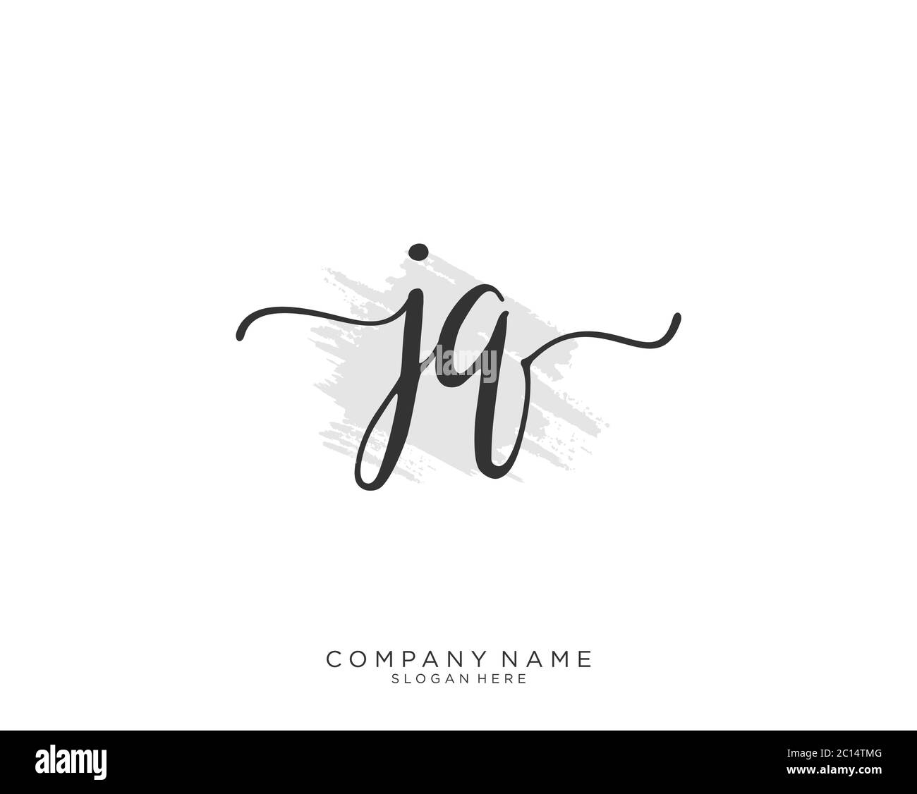 Letter jq logo Stock Vector Images - Alamy