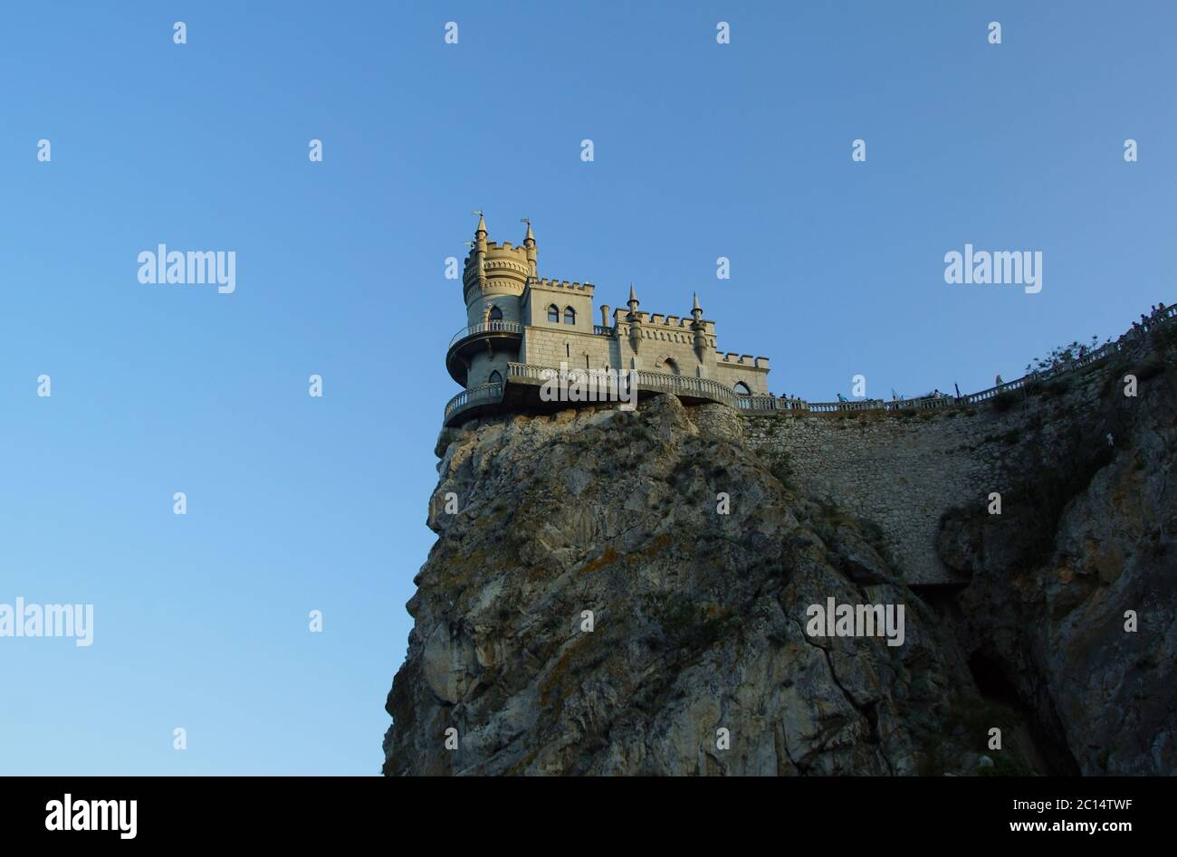 Chateau On Edge Of Cliff