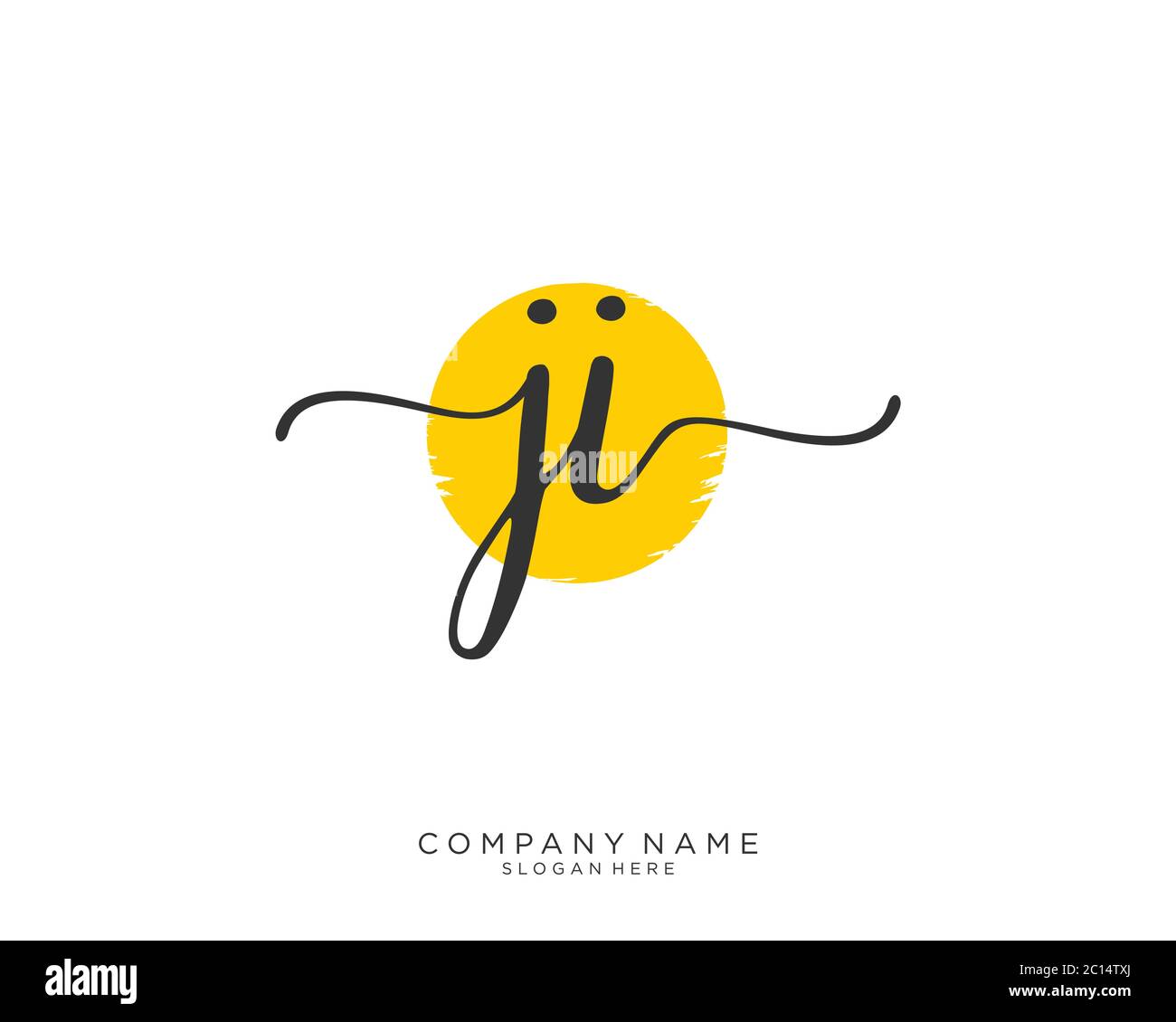 Letter ji logo Stock Vector Images - Alamy