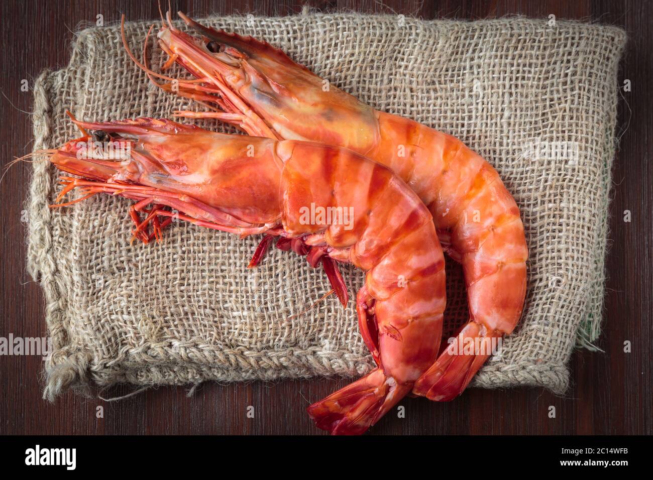 Fresh cooked shrimp Stock Photo - Alamy