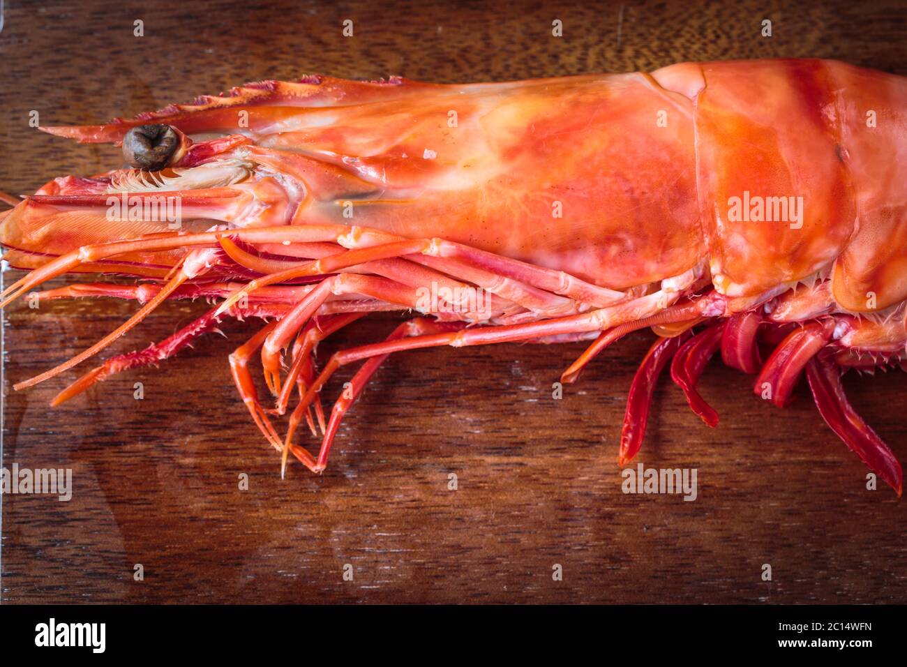 Fresh cooked shrimp Stock Photo - Alamy