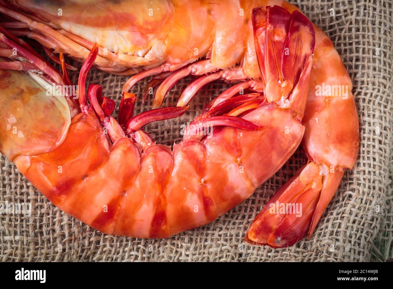 Fresh cooked shrimp Stock Photo - Alamy