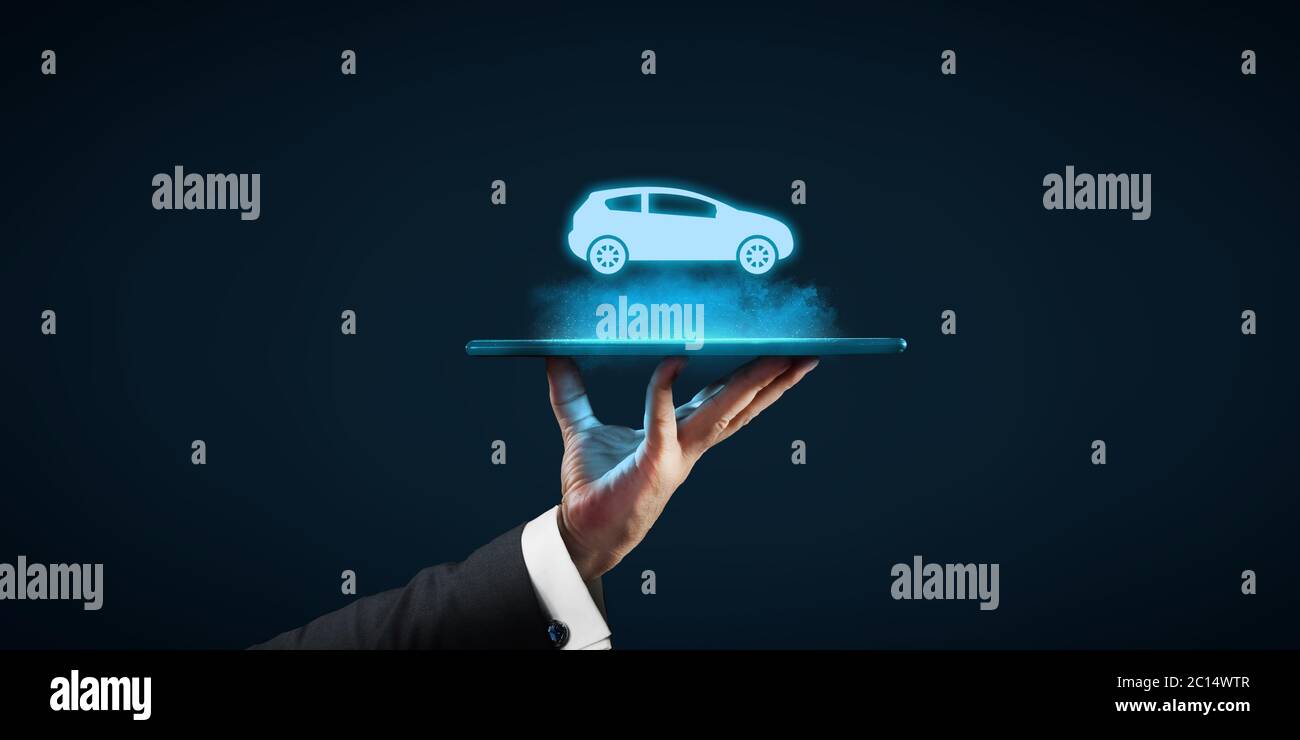 Intelligent car, intelligent vehicle and smart cars concept with smart ...