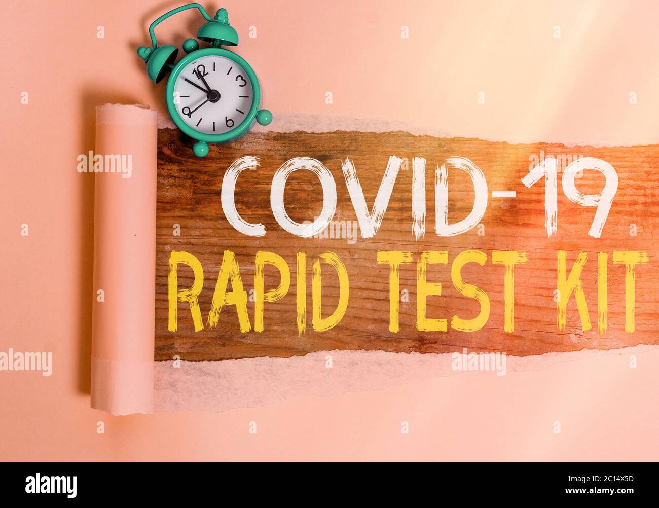 Text sign showing Rapid Test Kit. Business photo showcasing Emergency ...